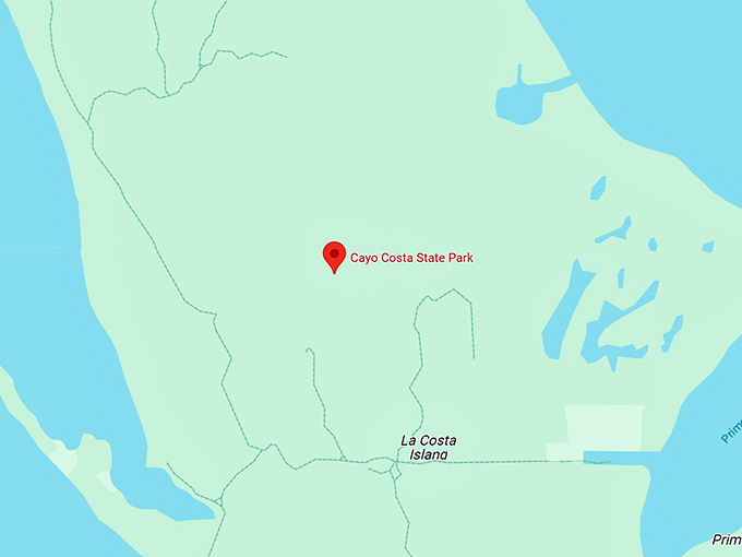 16. cayo costa state park map