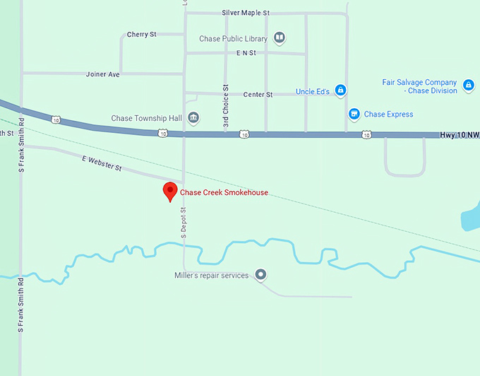 16. chase creek smokehouse map