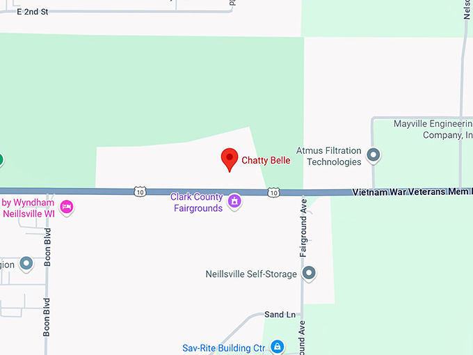 16. chatty belle map