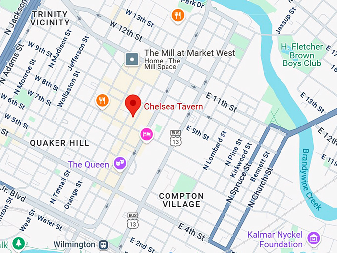 16. chelsea tavern map