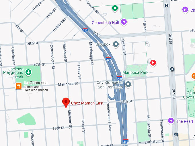 16. chez maman east map