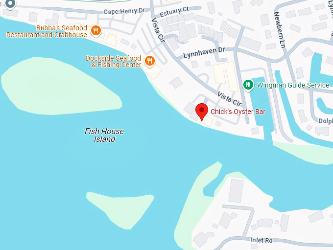 16. chick's oyster bar map