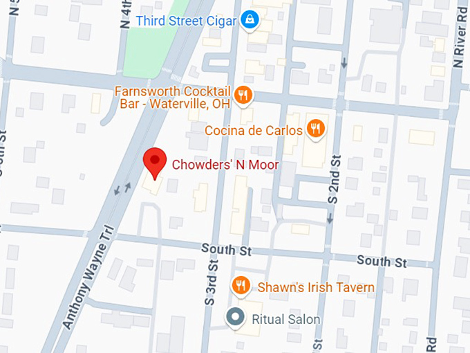 16. chowders' n moor map