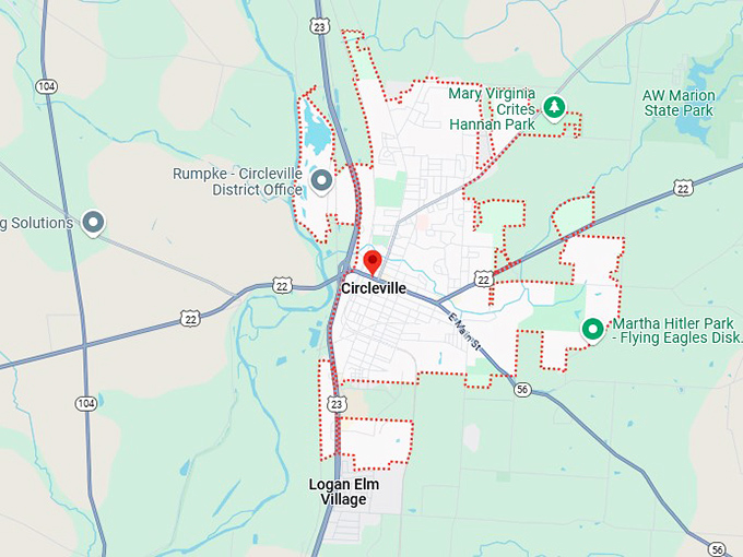16. circleville map