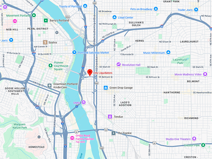 16. city liquidators map