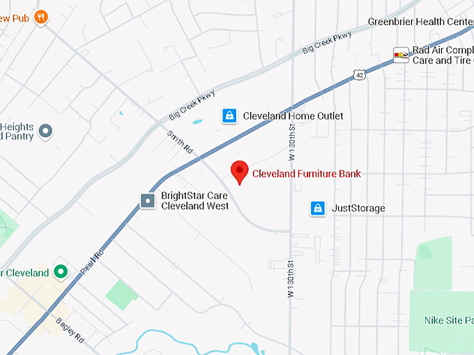 16. cleveland furniture bank map