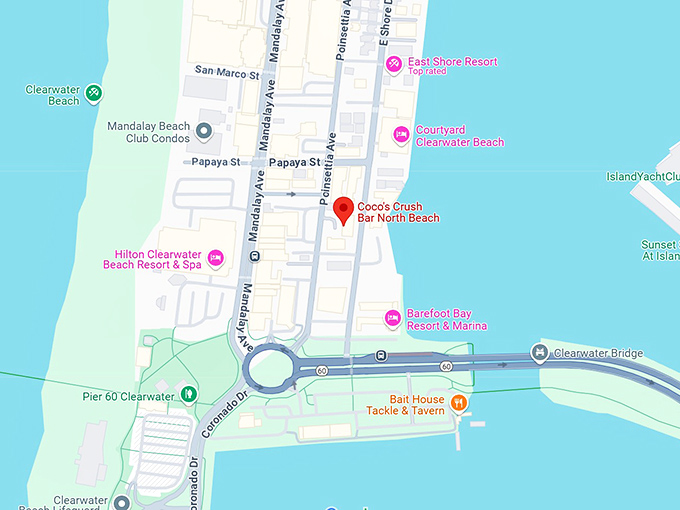16. coco's crush bar north beach map