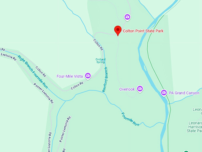16. colton point state park map
