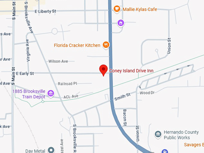 16. coney island drive inn map