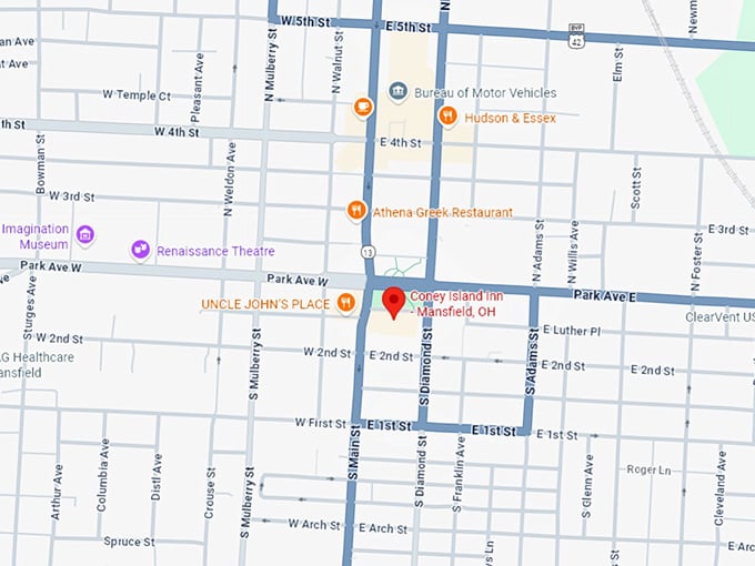 16. coney island inn mansfield, oh map