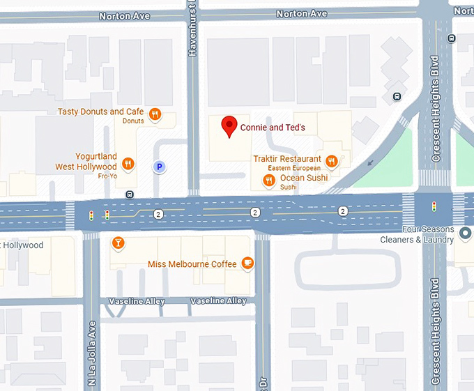 16. connie and ted's map