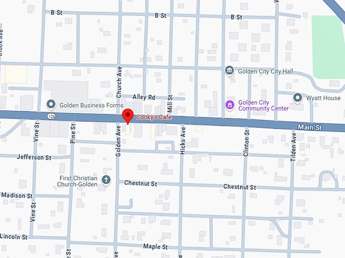 16. cooky's cafe map