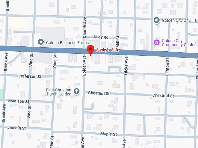 16. cooky's cafe map