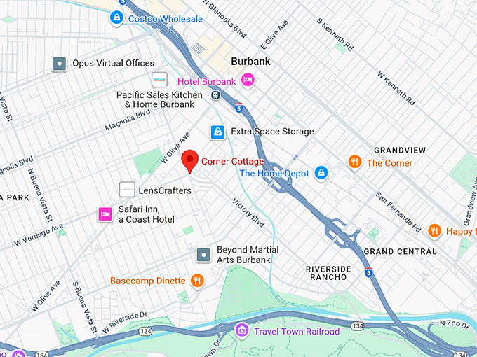 16. corner cottage map