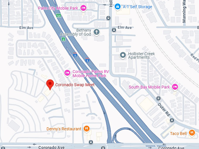 16. coronado swap meet map