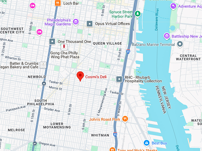 16. cosmi's deli map