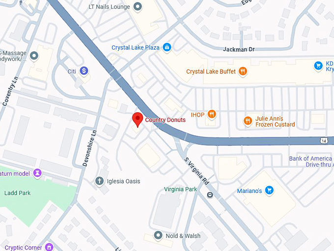 16. country donuts map