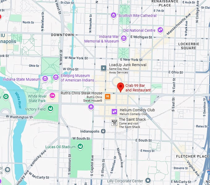 crab 99 bar and restaurant map