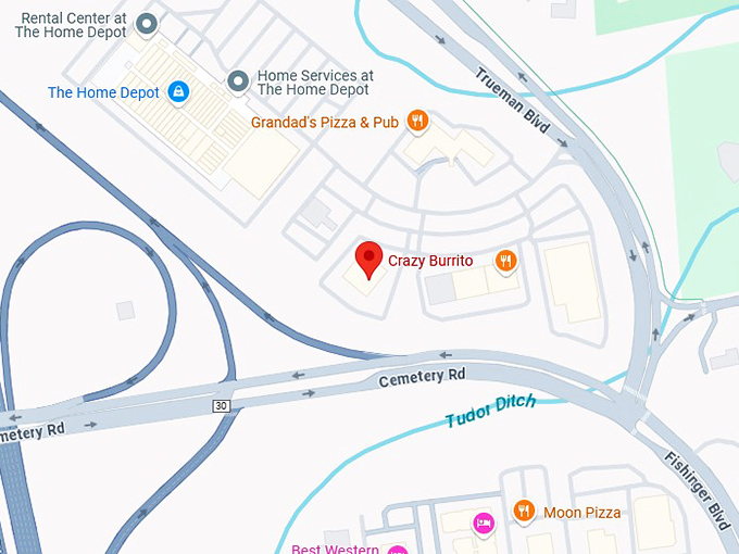 16. crazy burrito map