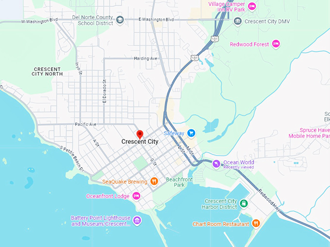 16. crescent city map
