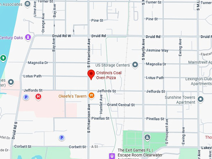 16. cristino's coal oven pizza map