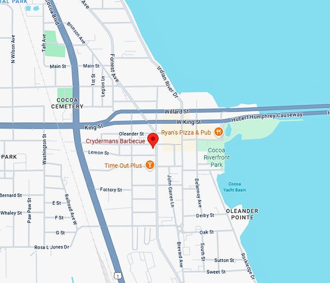 16. crydermans barbecue map