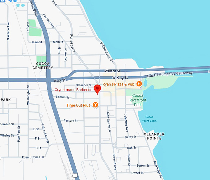 16. crydermans barbecue map