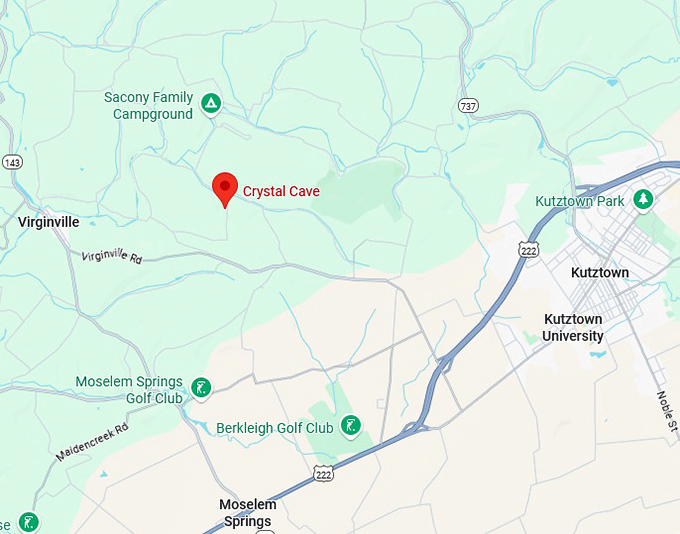 16. crystal cave map