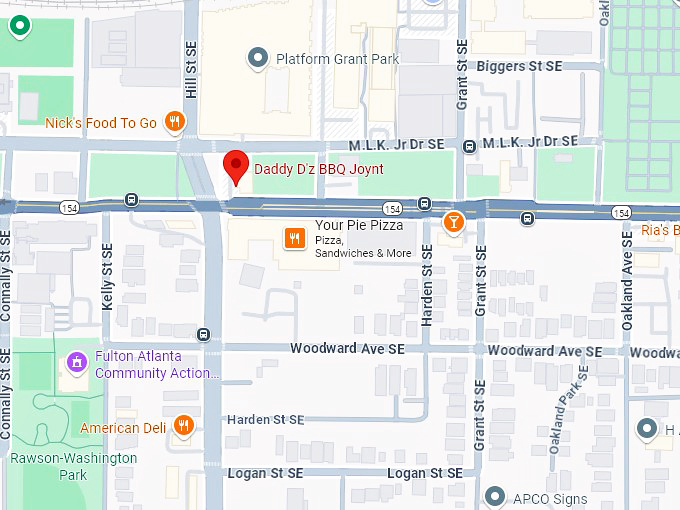 16. daddy d'z bbq joynt map