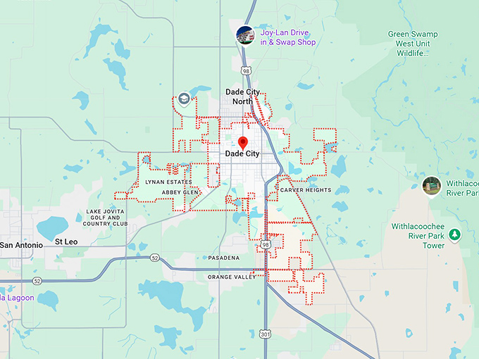 16. dade city, fl map