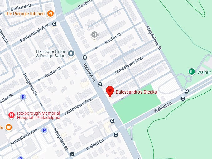 16. dalessandro&rsquo;s steaks map