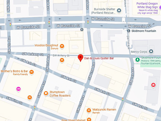 dan & louis oyster bar map