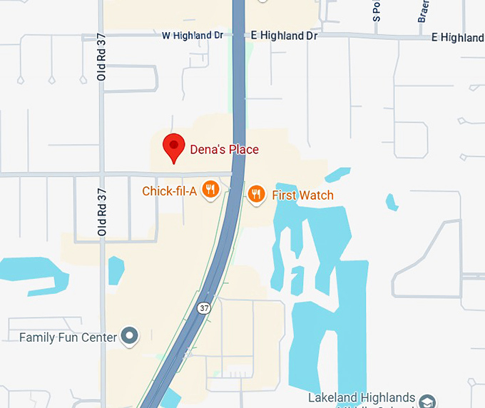 16. dena's place map