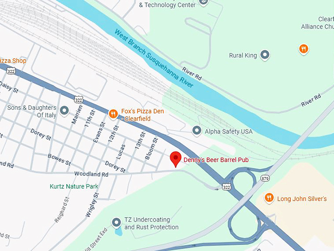 16. denny's beer barrel pub map