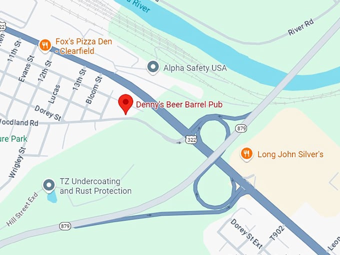 16. denny's beer barrel pub map