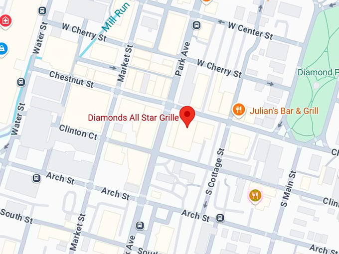 16. diamonds all star grille map
