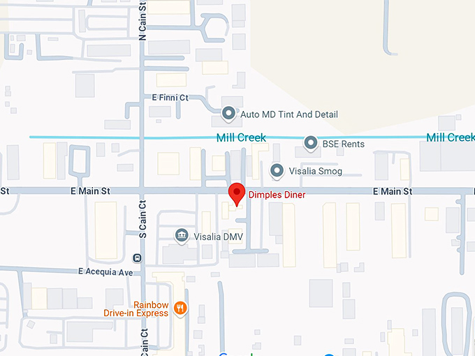 16. dimples diner map