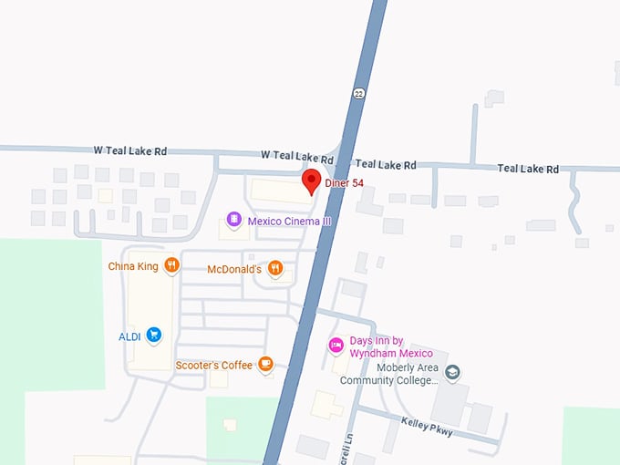diner 54 map