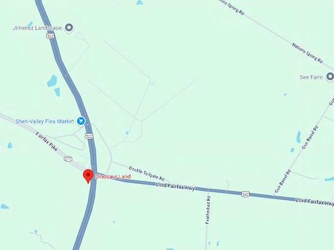 16. dinosaur land map