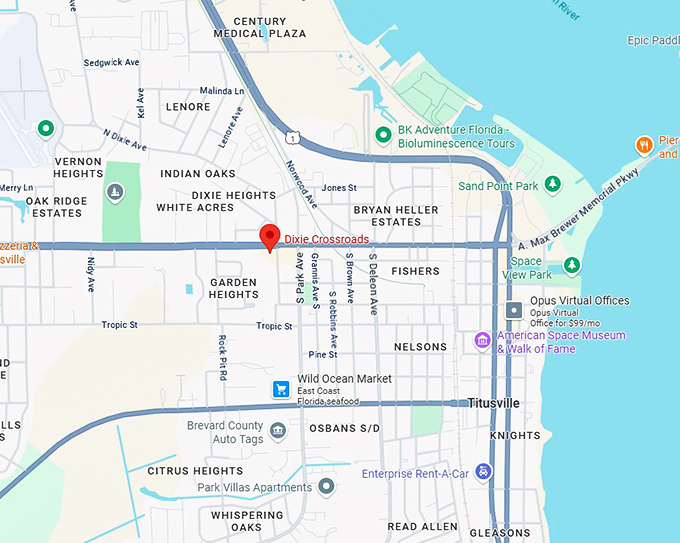16. dixie crossroads map