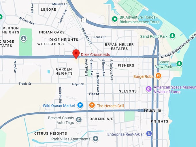 16. dixie crossroads map