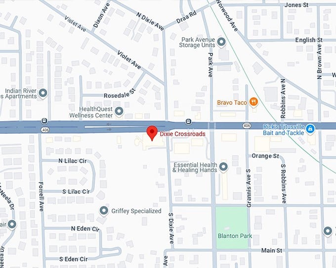 16. dixie crossroads map