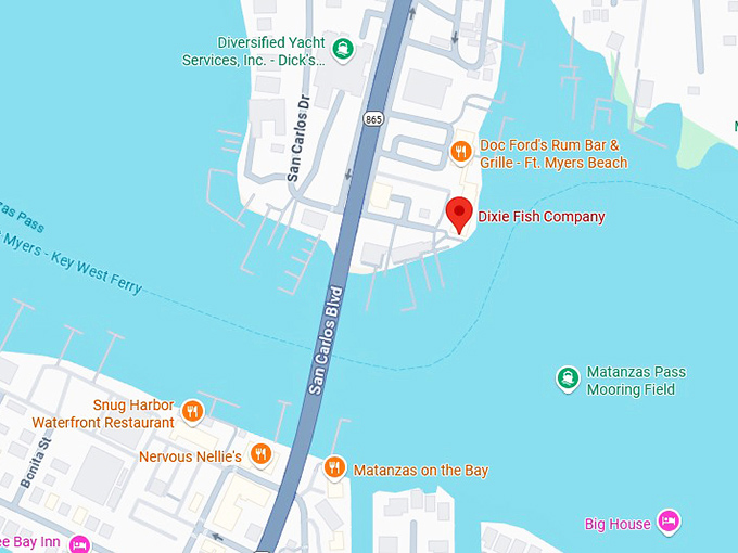 16. dixie fish company map