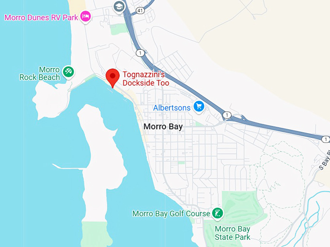 16. dockside too fish market & patio dining map