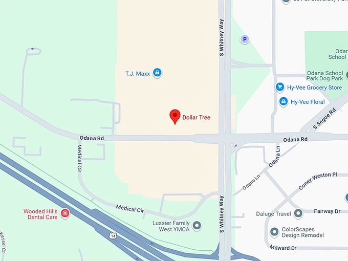 16. dollar tree (688 s whitney way) map