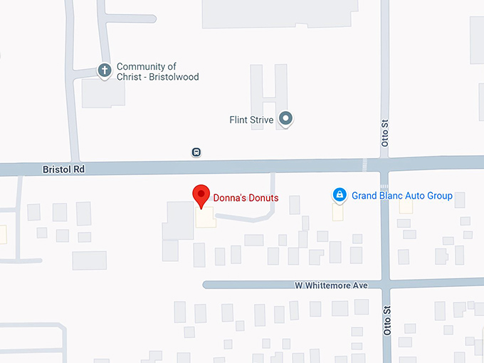 16. donna's donuts map
