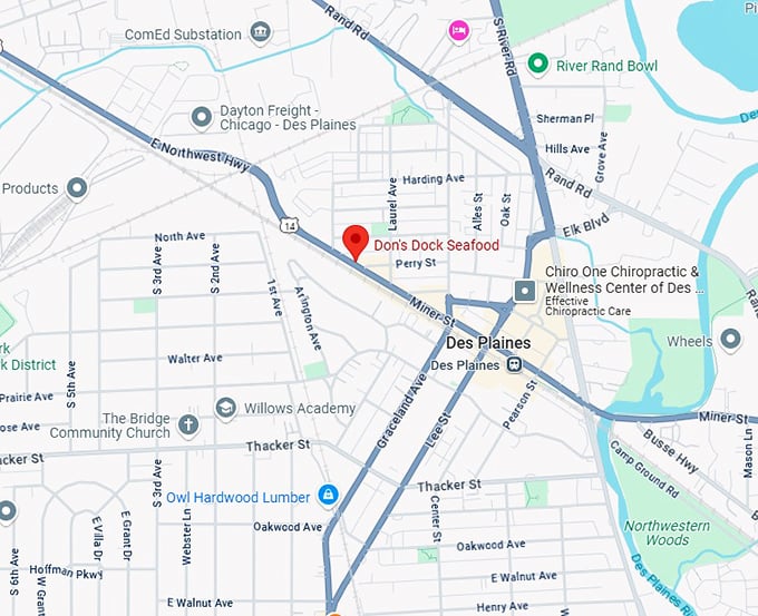 16. don's dock seafood map