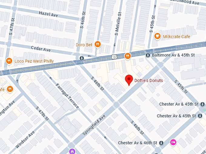 16. dottie's donuts map