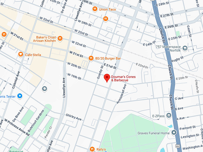 16. doumar&rsquo;s cones and barbecue map