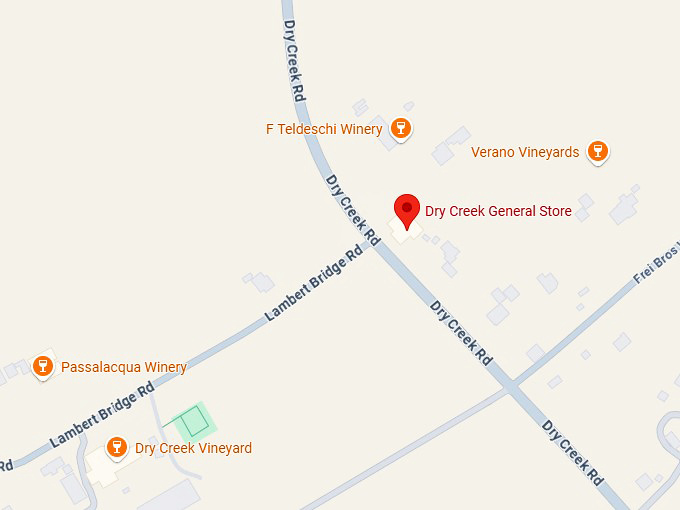 16. dry creek general store map